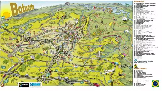 Turismo lança Mapa Turístico de Botucatu 2018 - Leia Notícias